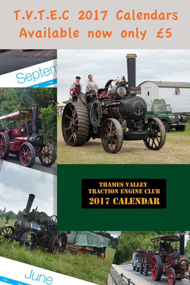 Get your TVTEC 2017 Calendar | The Thames Valley Traction Engine Club